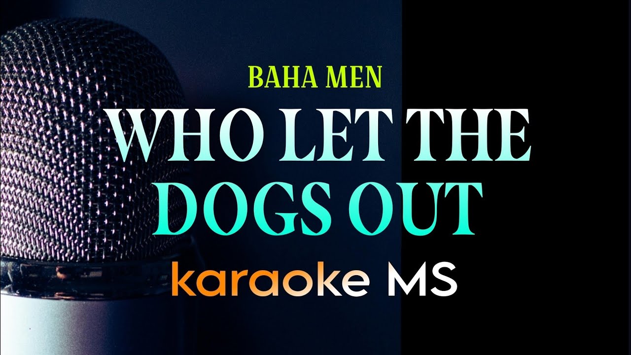 WHO LET THE DOGS OUT BAHA MEN KARAOKE - YouTube