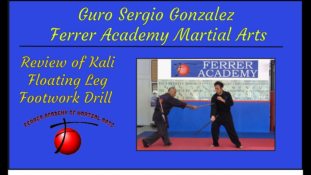 Kali Floating Leg Ilustrisimo Footwork Drill - YouTube