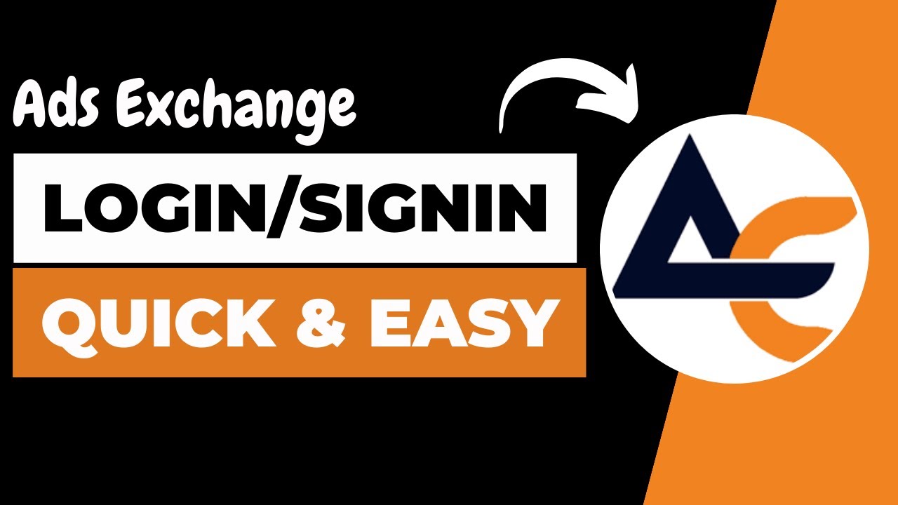 Ads Exchange Login - How to Login Sign In Ads Exchange Account ! - YouTube