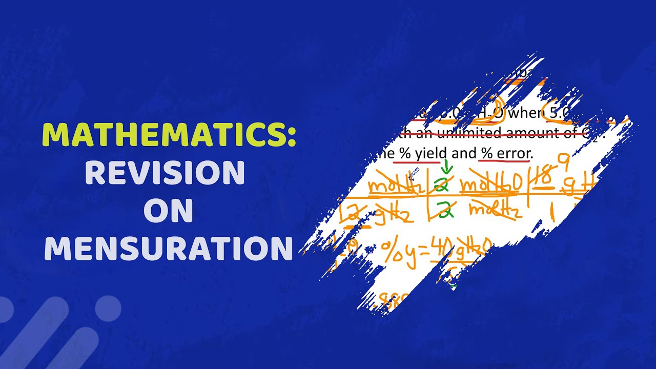 REVISION CLASSES ON MENSURATION- PART 1 - YouTube