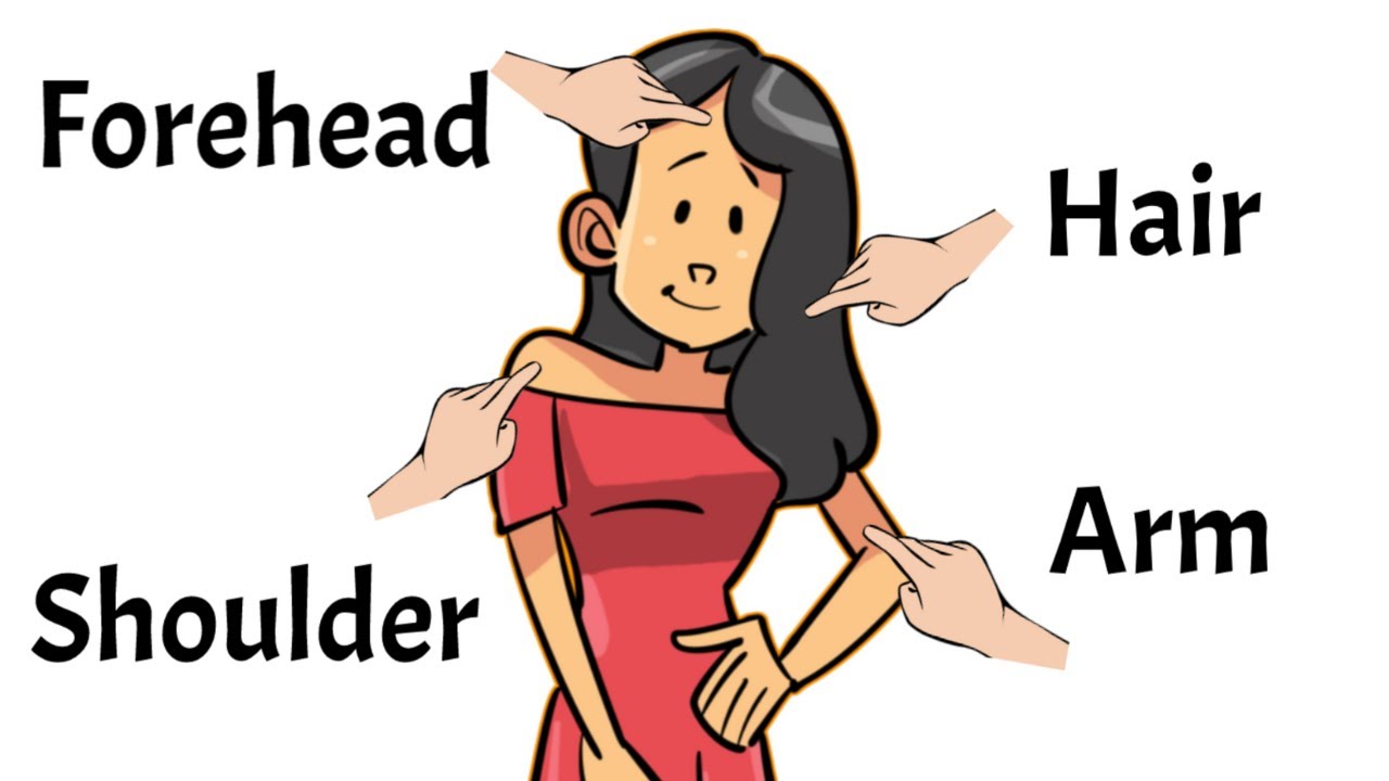 39 Essential Body Parts and Their Names | Improve Your Vocabulary - YouTube