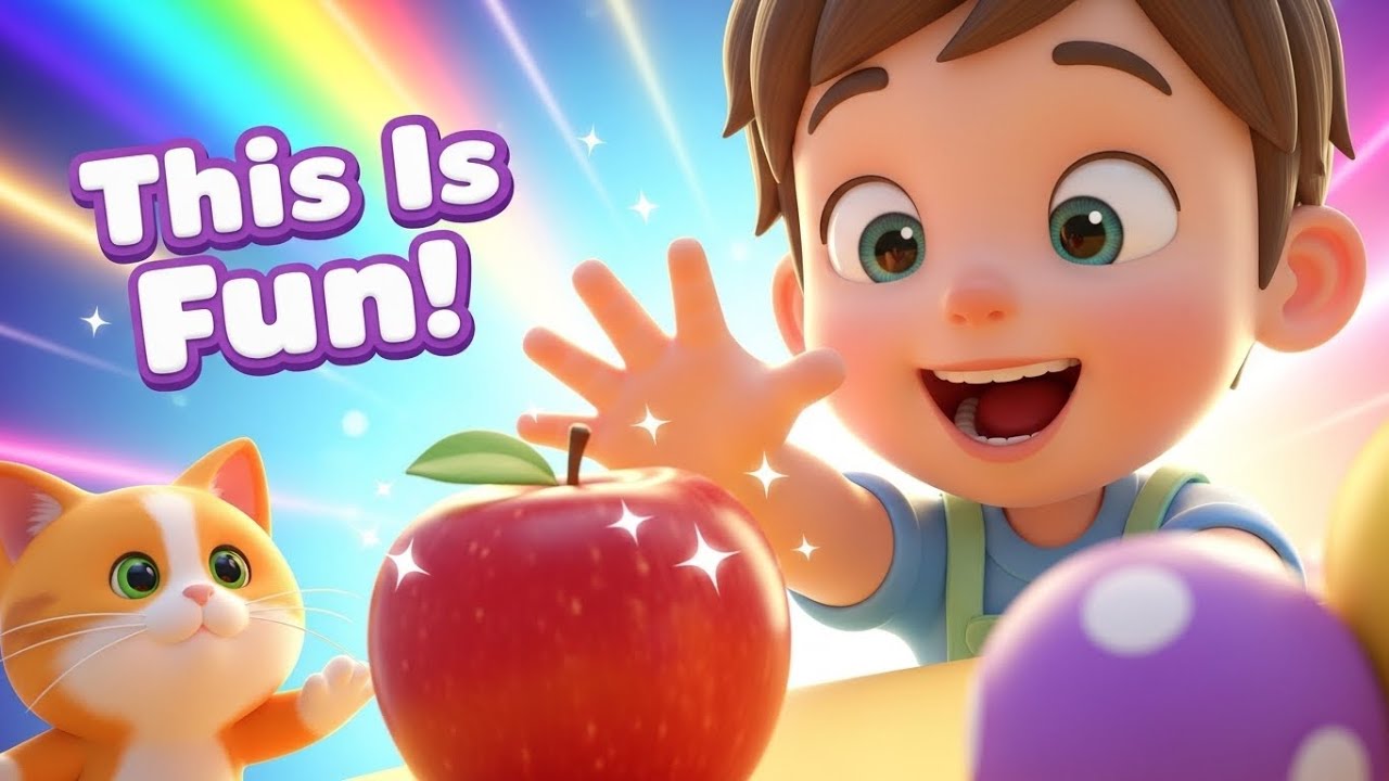 Learn Animals, Fruits & Objects | Fun Learning Song for Kids | Nursery ...