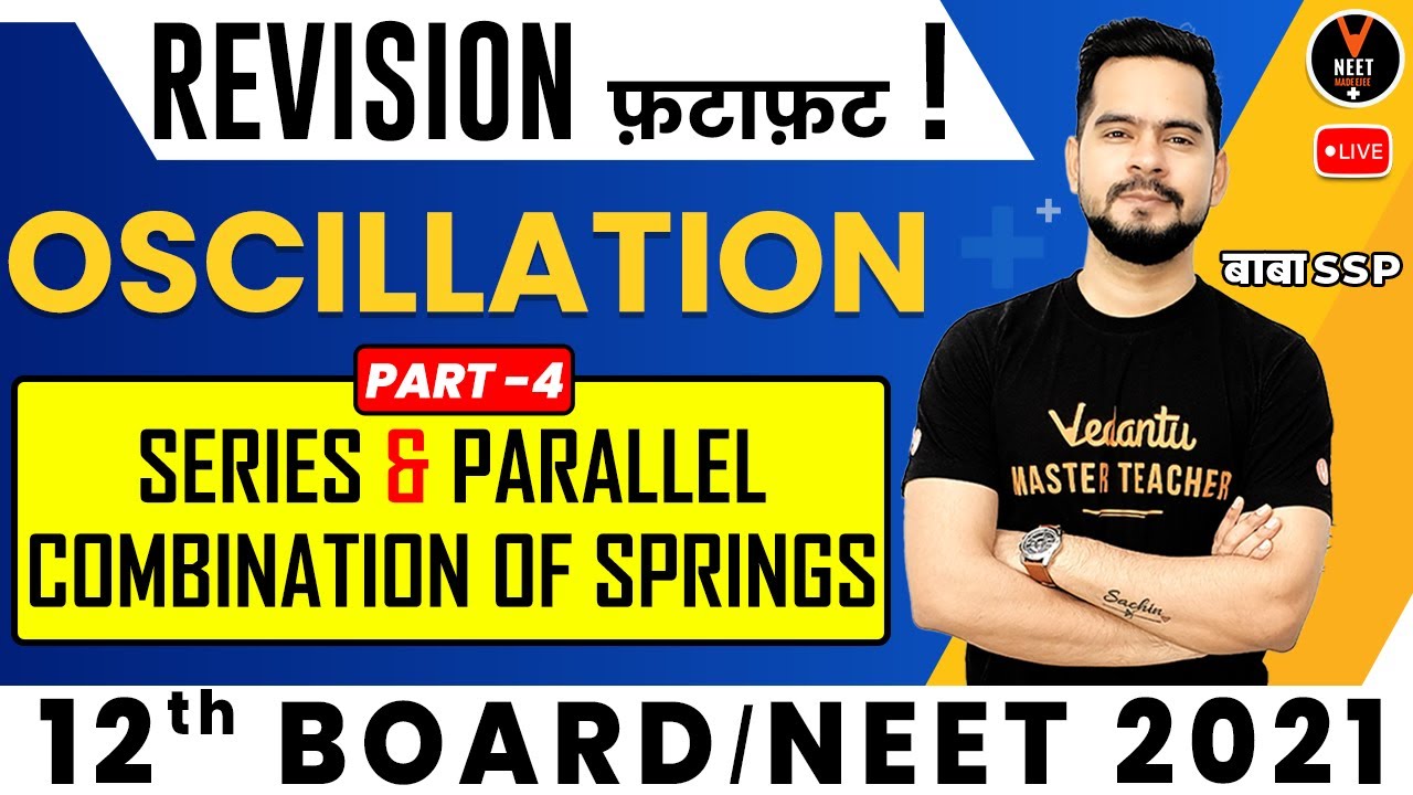 Oscillation Class 11 #4 | Series And Parallel Combination Of Springs ...