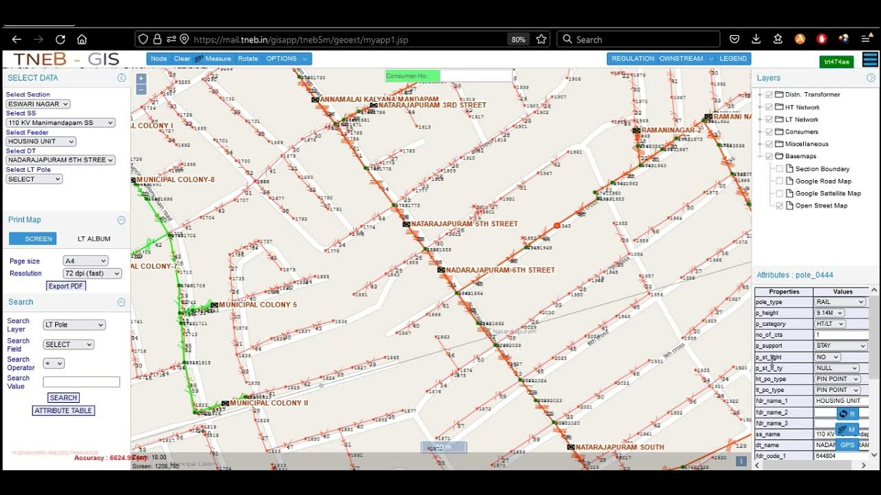 DESKTOP BROWSER PROVISIONS IN GIS OF TNEB - YouTube