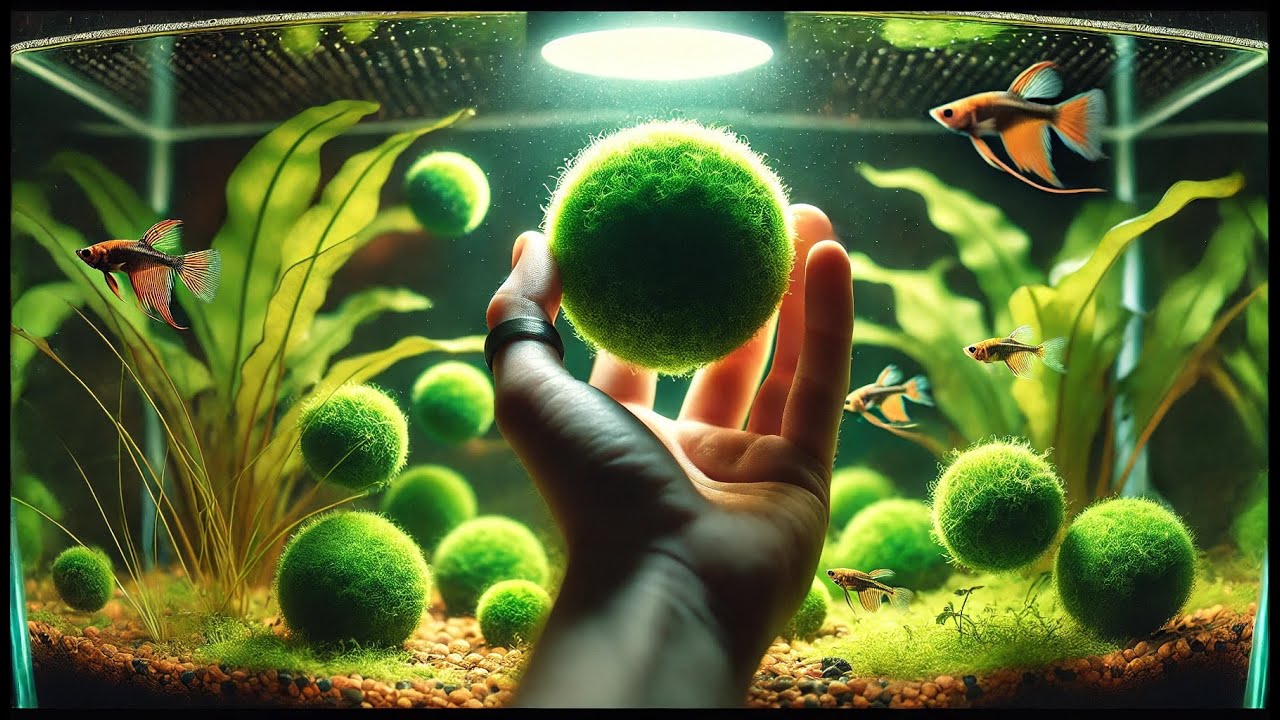 Marimo Moss Balls Up For Grabs - Shrimp Keeping - YouTube
