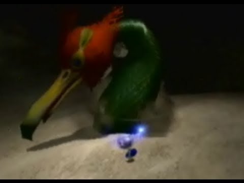 Let's Play Pikmin 2 - #16. One-Legged, One-Beaked, Hopping Red-Green ...