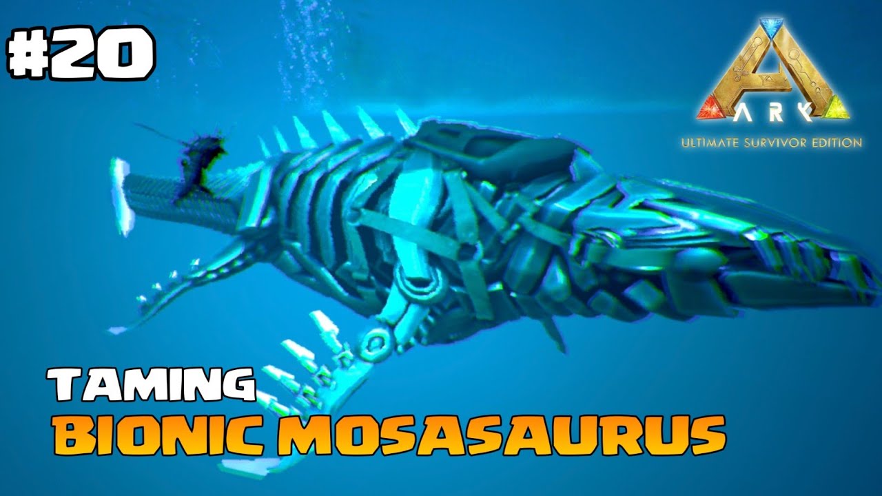 TAMING BIONIC MOSASAURUS DINO PREDATOR TERBESAR DI LAUTAN! EPS 20 - ARK ULTIMATE MOBILE - YouTube