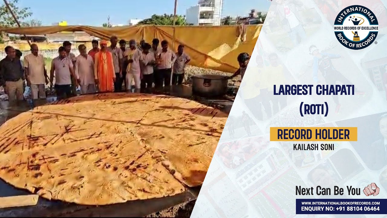 LARGEST CHAPATI (ROTI) - YouTube