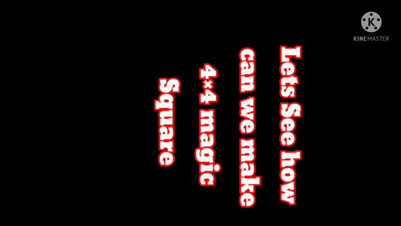 How To Make Magic Square 3 3 4 4 Logic Of Magic Square YouTube how-to-make-magic-square-3-3-4-4-logic-of-magic-square-youtube