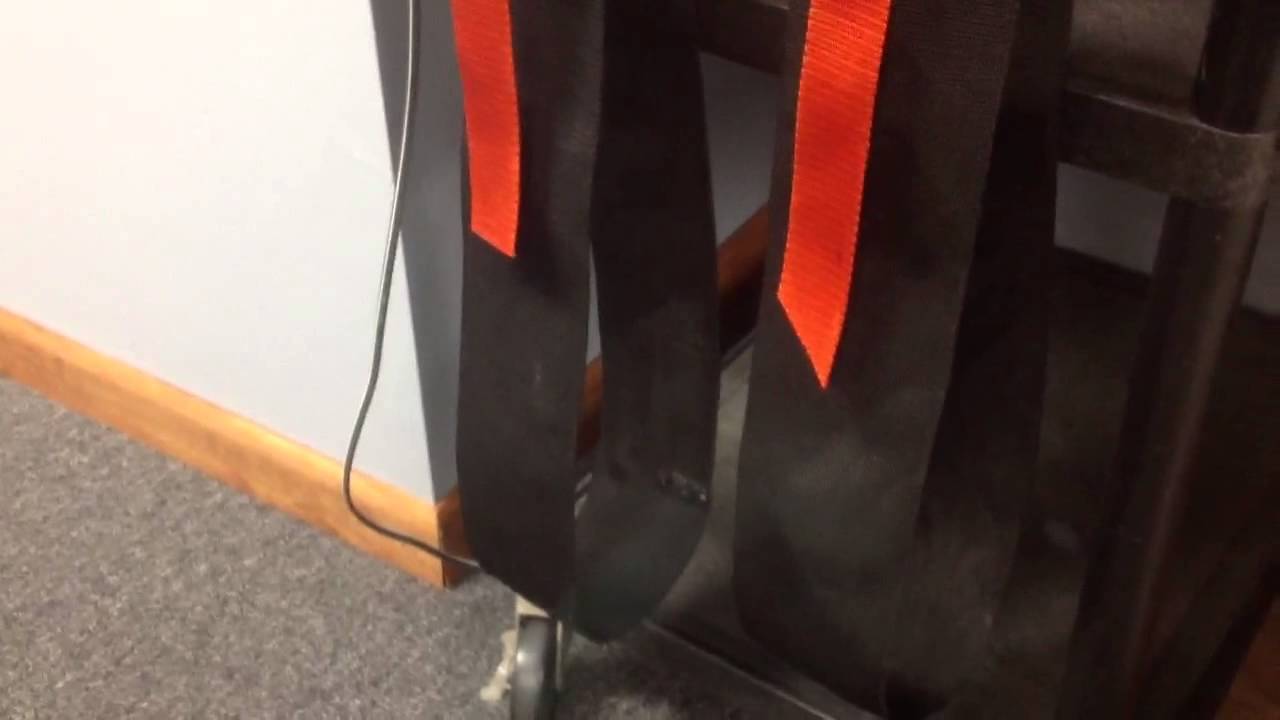Homemade hanging ab straps - YouTube