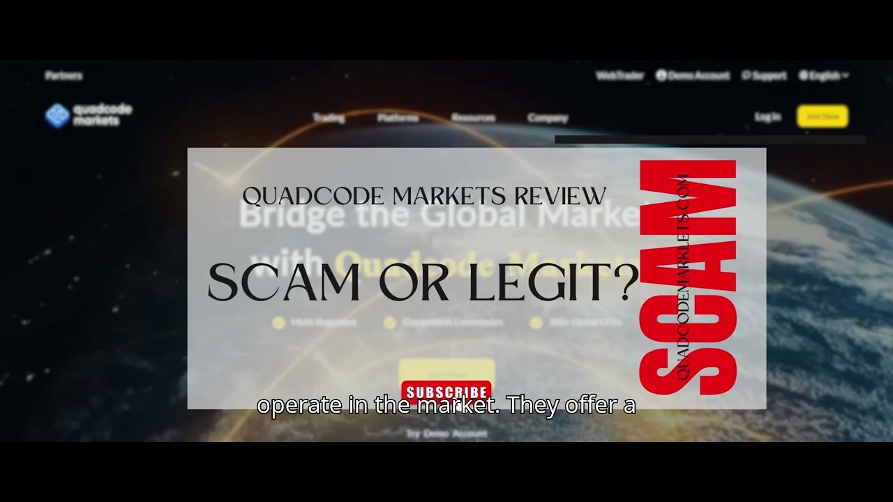 Quadcode Markets Review quadcodemarklets.com Scam or Legit? - YouTube