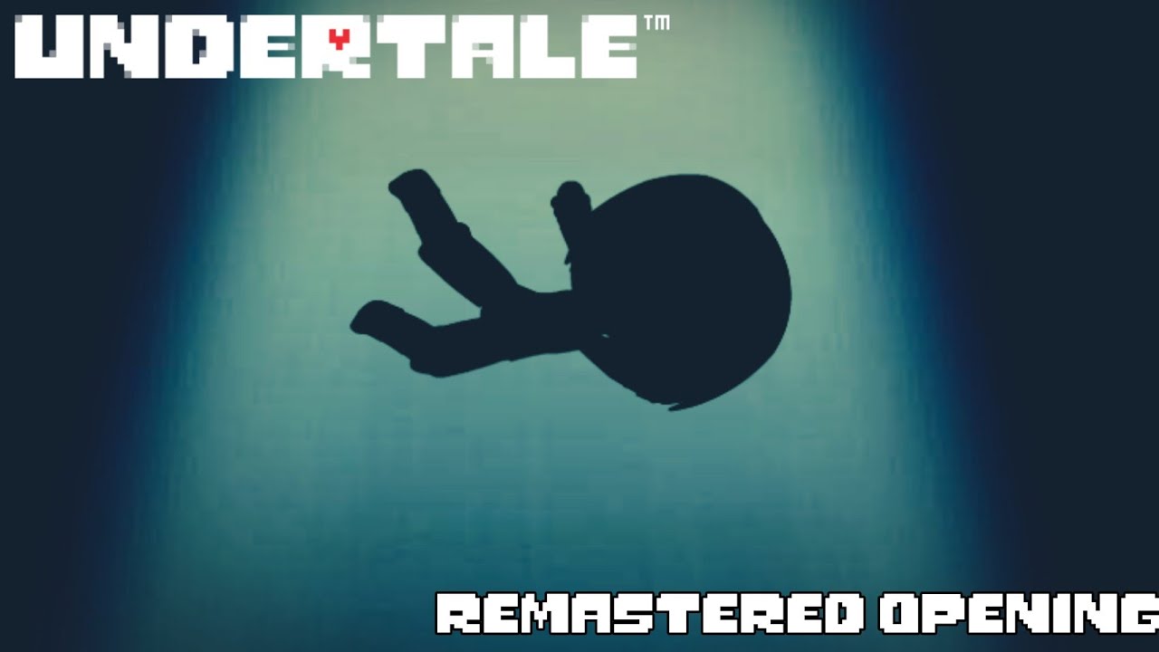 Undertale Remastered Opening (With Music Mix) - YouTube