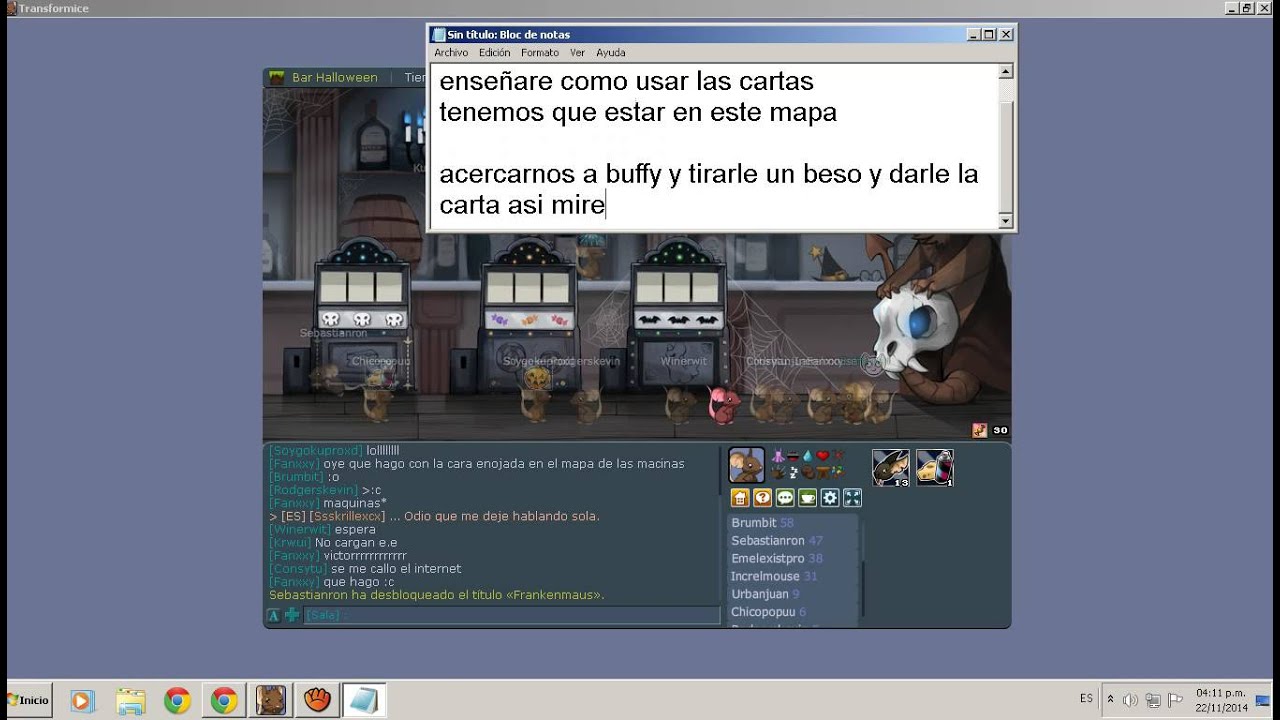 como utilizar las cartas del evento transformice (8va parte) - YouTube