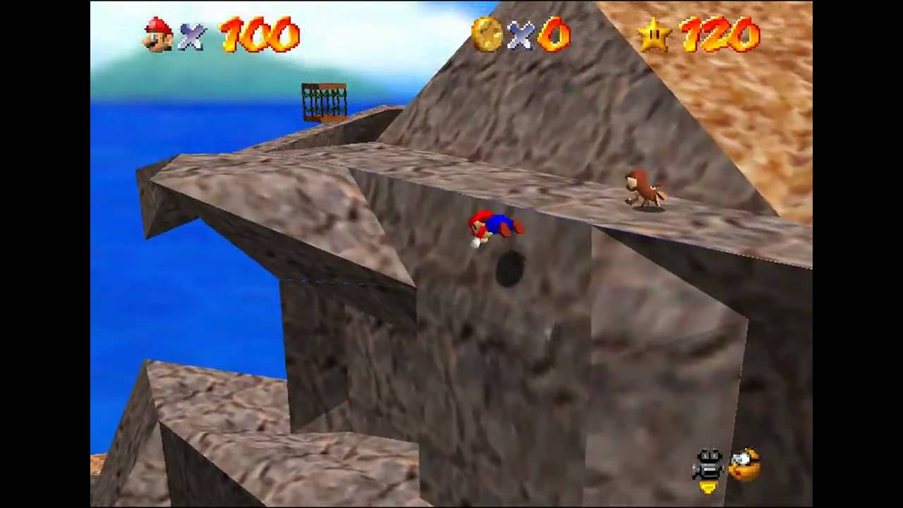 Super Mario 64 - Mystery of the Monkey Cage (TAS) - YouTube