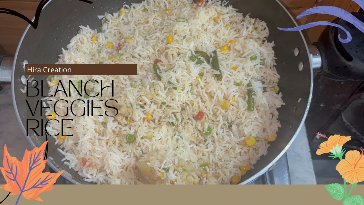 Blanch Veggies Rice how to blanch vegetables, - YouTube