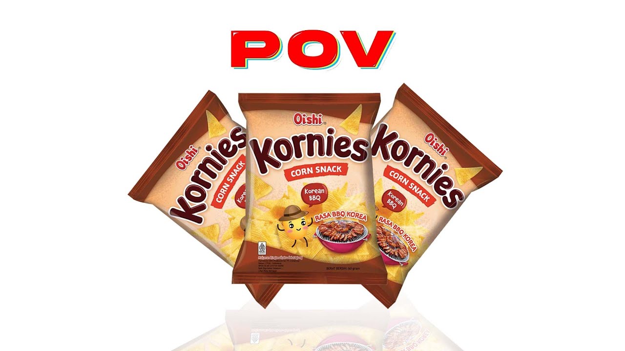 POV | Review Snack Indomaret KORNIES BBQ KOREA dari Oishi | Hilmi ...