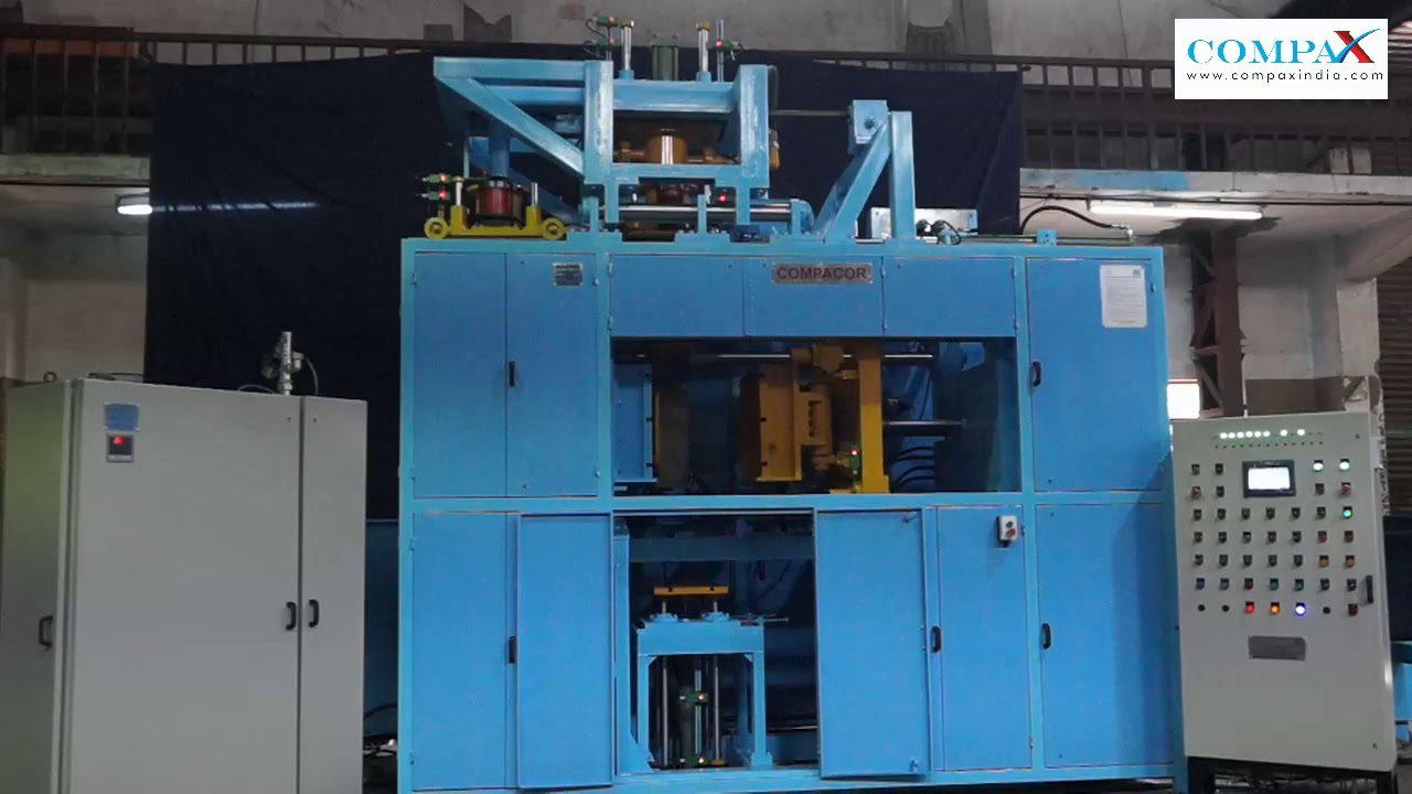 Compax Fully Automatic Coldbox Coreshooter - YouTube