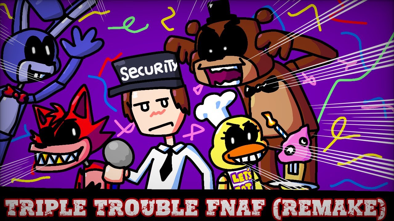 FNF, Can you survive? Triple Trouble but Fnaf 1 cast sing it OFFICIAL ...