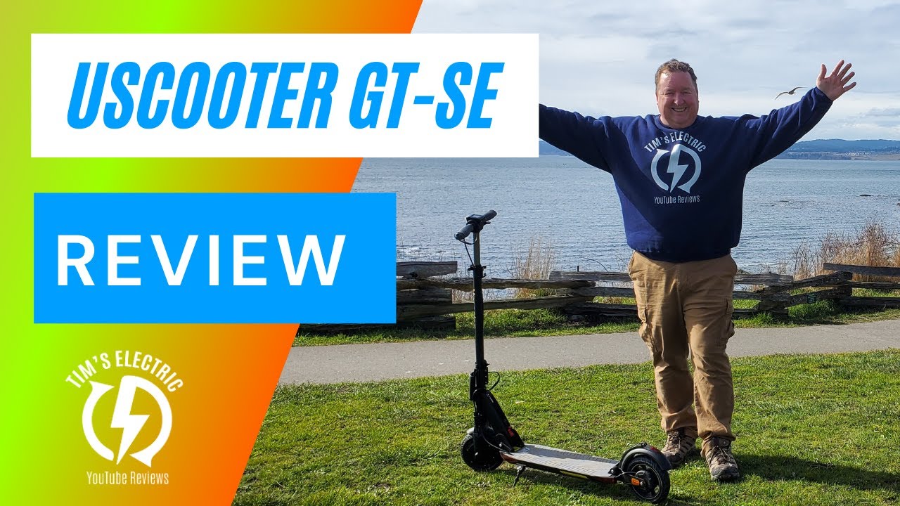 Uscooter GT SE Electric Scooter Review Filmed in 4K - Big Guy Review ...