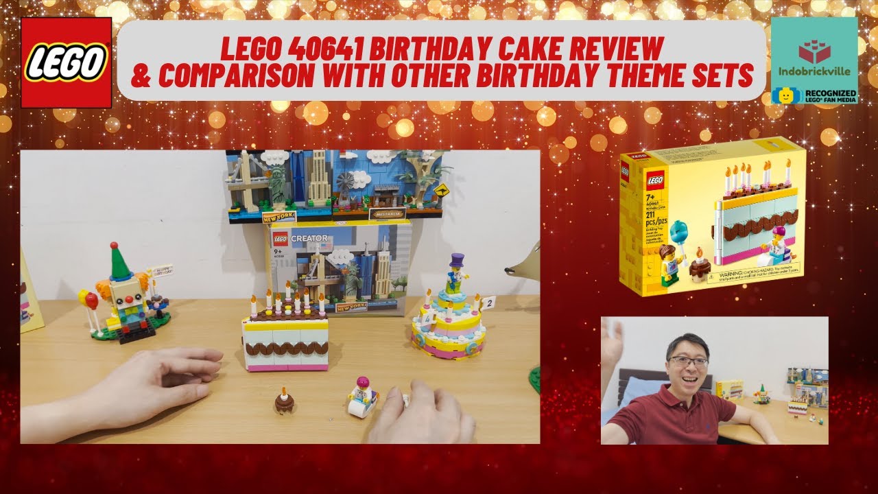 LEGO 40641 Birthday Cake Review & comparison with other birthday theme ...