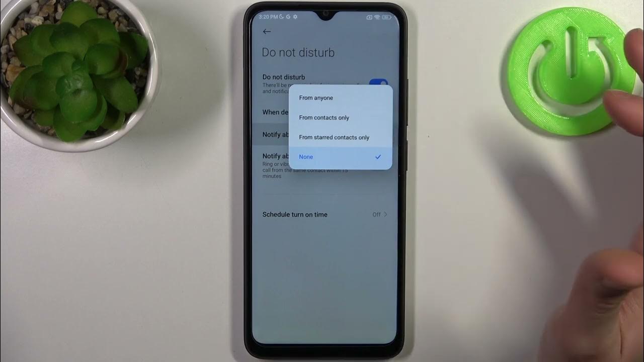 How to Activate Do Not Disturb Mode on XIAOMI Redmi A1 Plus - YouTube