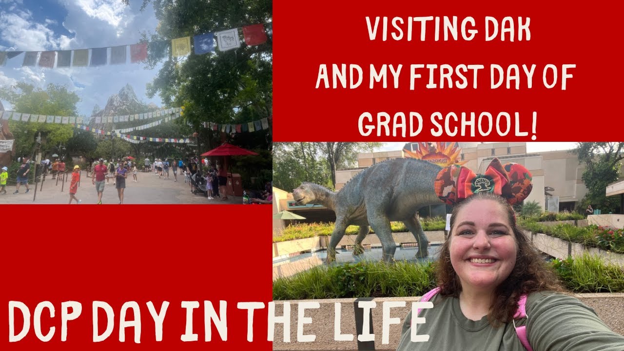 Day in the Life on the DCP | Animal Kingdom & First Day of Grad School ...