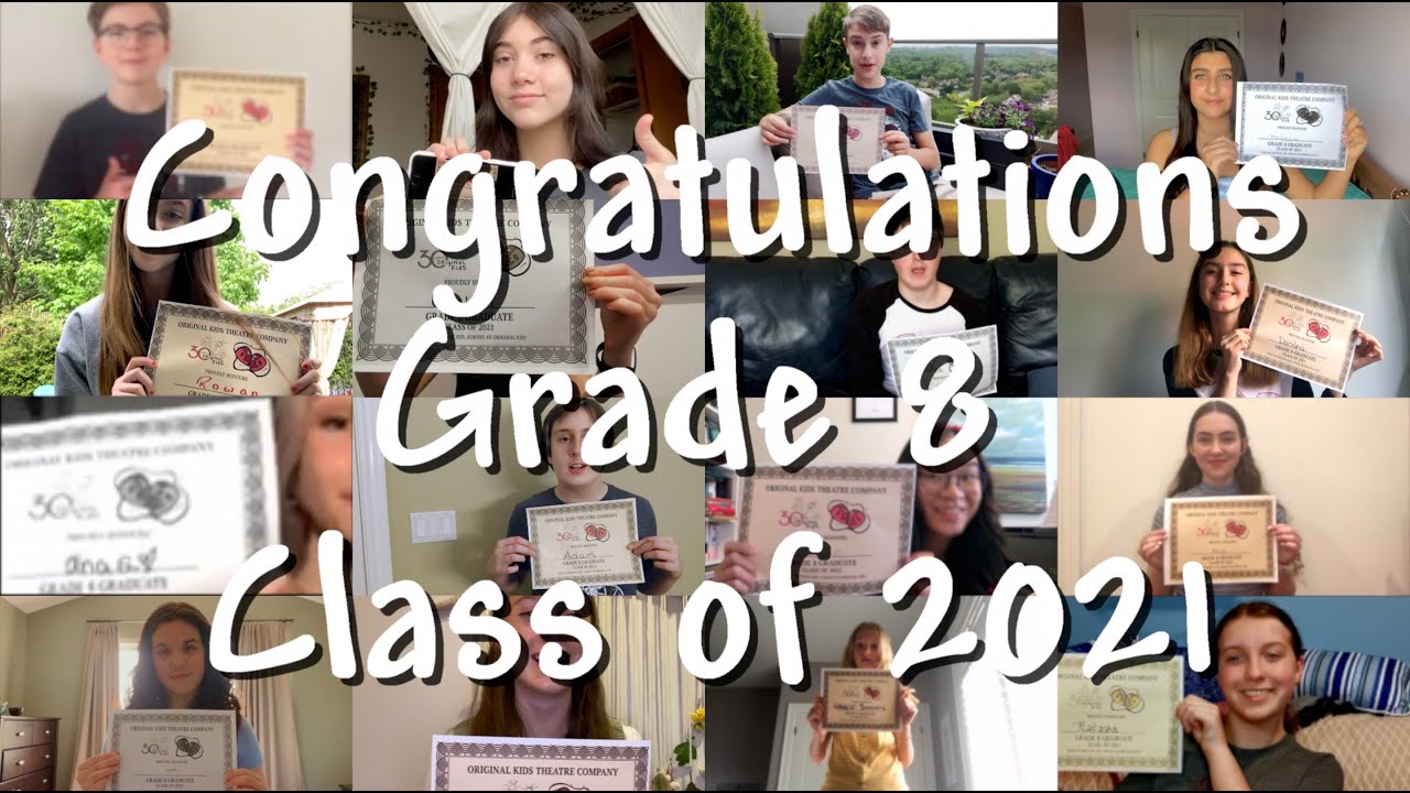 Celebrating the Grade 8 Class of 2021 - YouTube