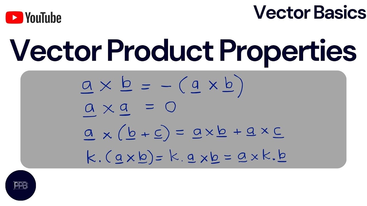Vector Product Properties Explained | Vectors Series - YouTube