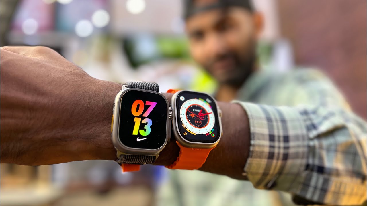 Apple Watch Ultra in Just 2300₹ 🔥 Apple watch Ultra Vs Fake Ultra - YouTube