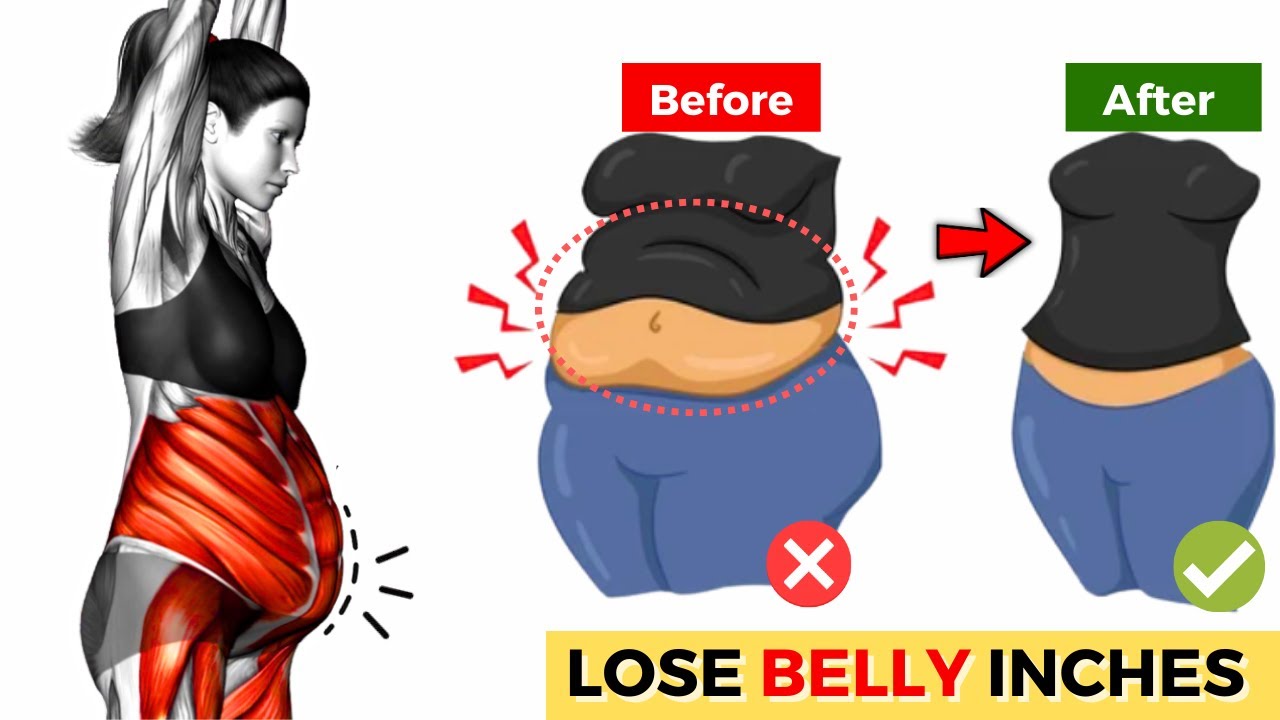 Weight loss Exercises for Flat Stomach | 5 Minute STANDING Workout 🔥 ...