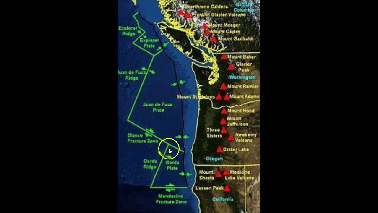 There is a huge split in the Juan De Fuca plate - YouTube