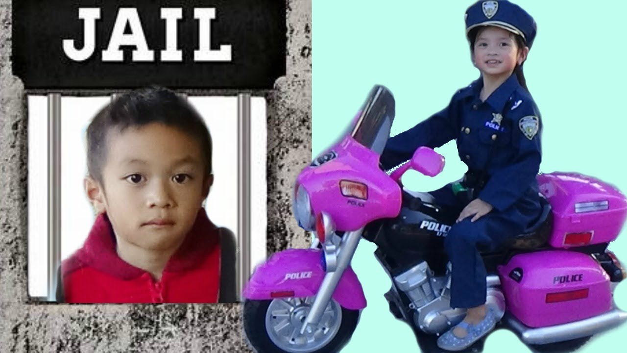 Pretend Play Police / Pretend Play LOCKED UP Police in Jail Playhouse ...