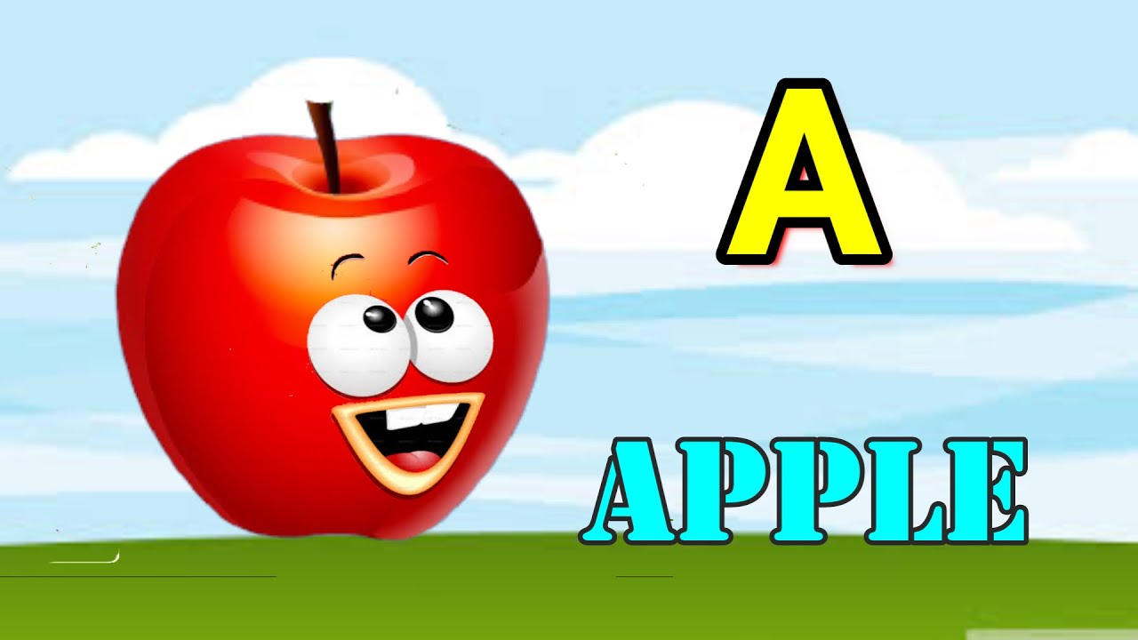 A for Apple, B for Ball, Alphabets writing,apple song for Kid's - YouTube