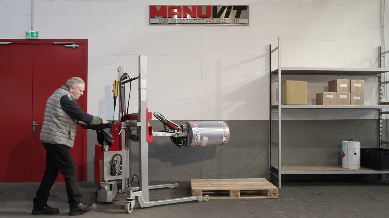 La manutention de bobines, tourets, feuillards - YouTube