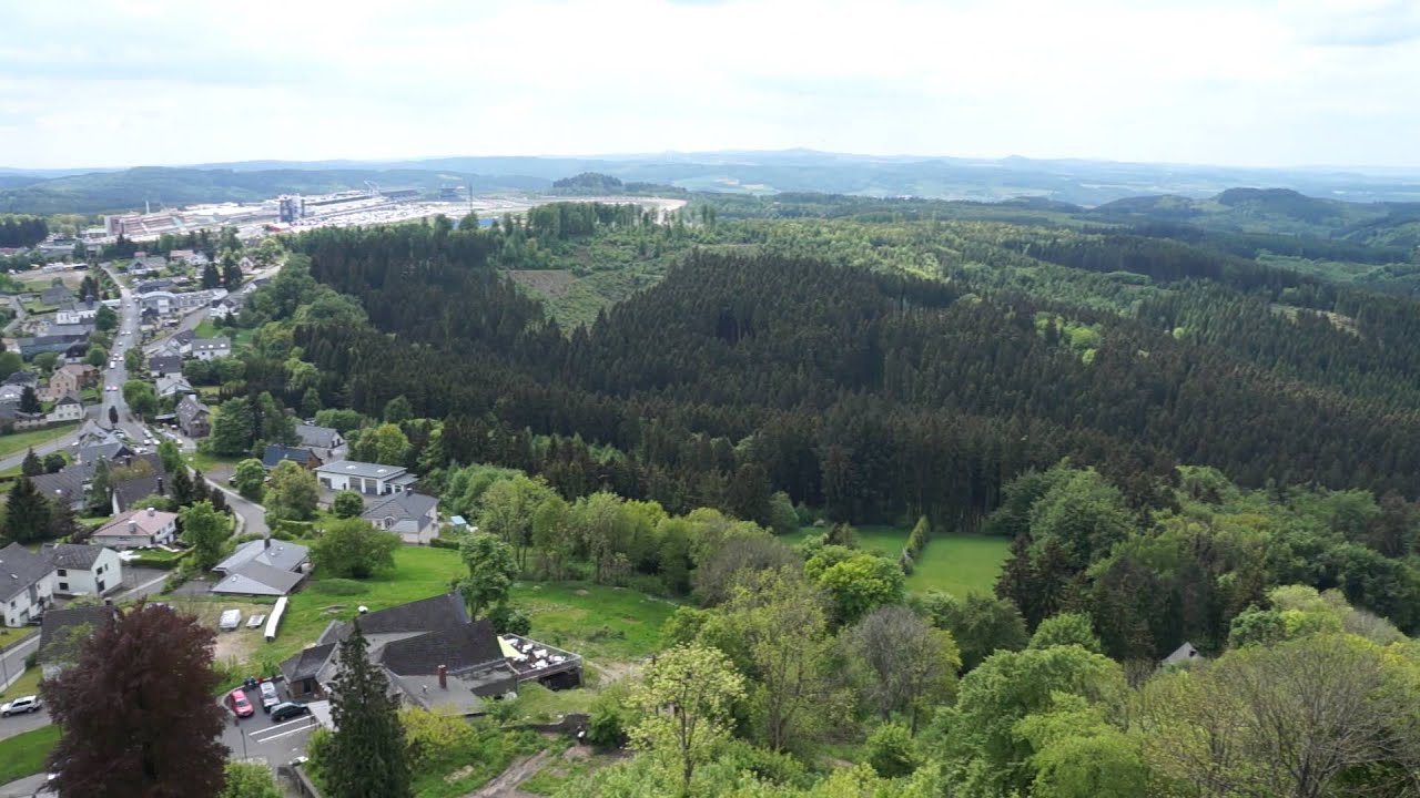 The View from the top of the Nurburg Castle - YouTube