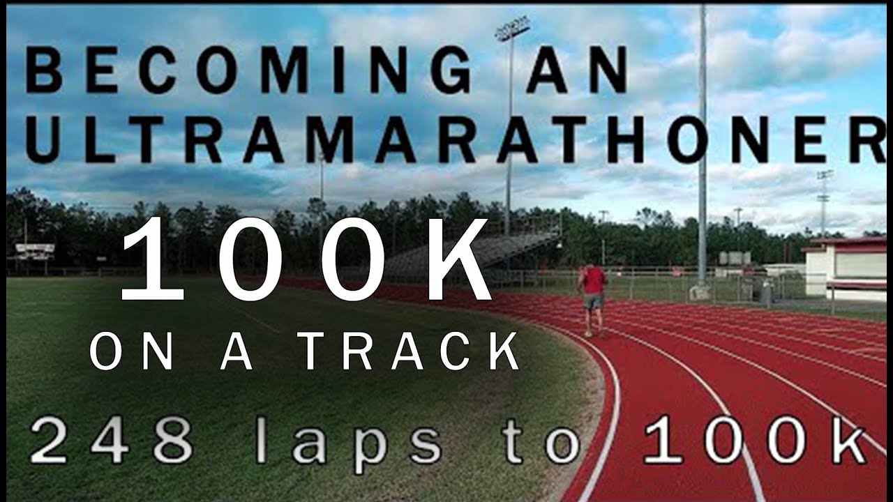 100k ultramarathon on a track - YouTube