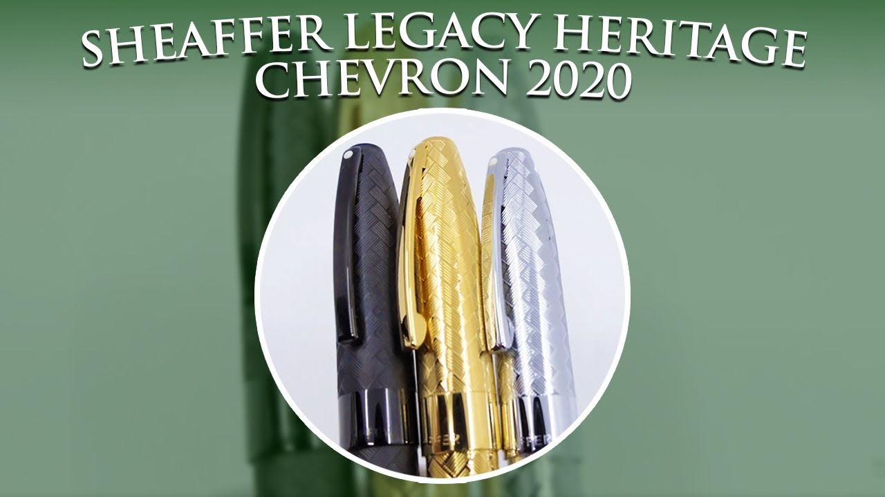 Sheaffer Legacy Heritage Chevron 2020 Snapshot - YouTube