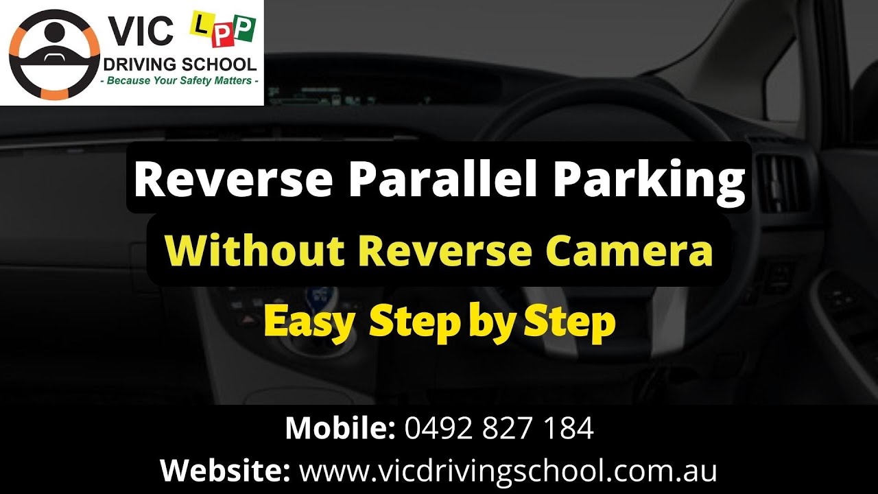 Reverse Parallel Parking without using Reverse Camera | Step by Step ...