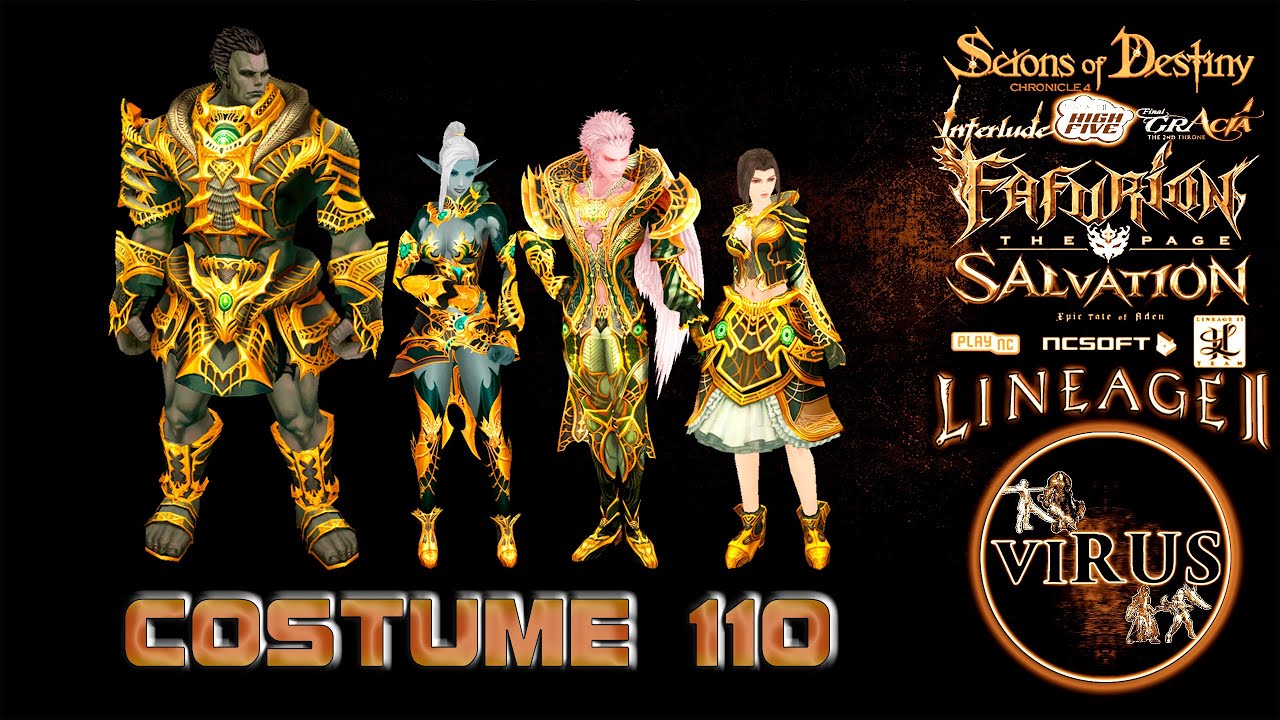 New Costumes. 110. LINEAGE II. Any Chronicles √i®uS - YouTube