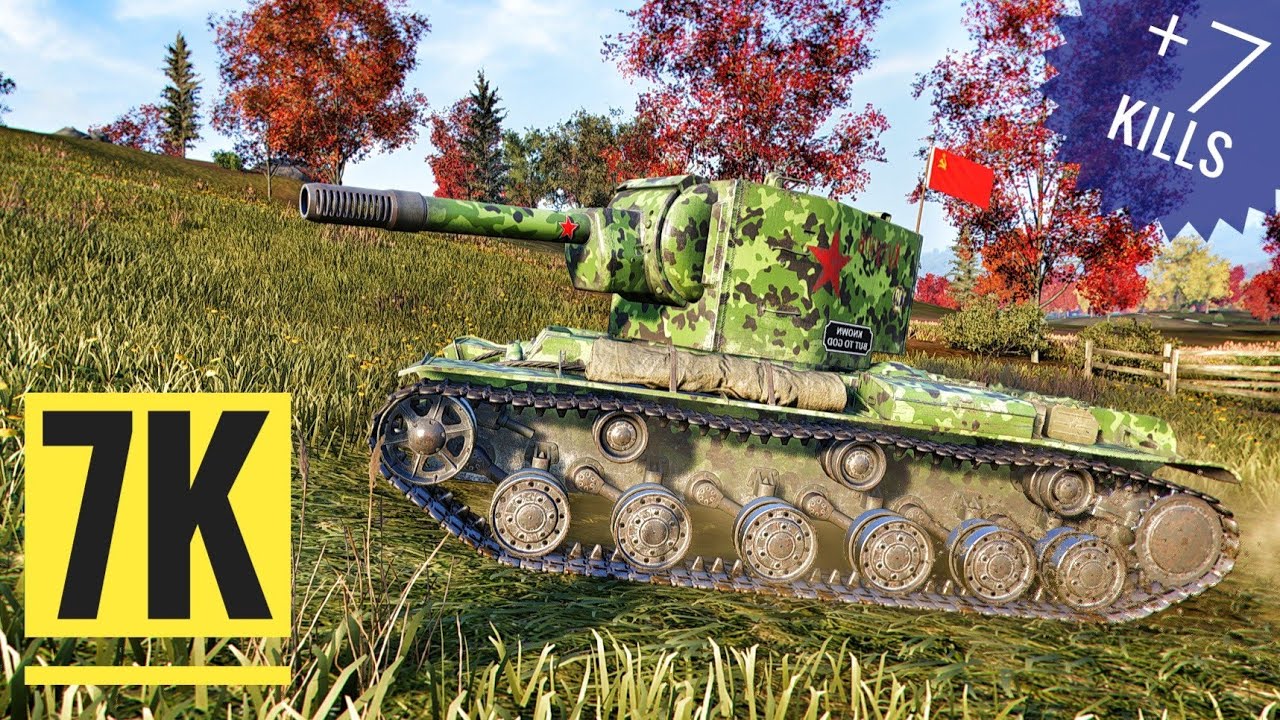 Dreadnought kv-2 7k WoT Console Gameplay - YouTube