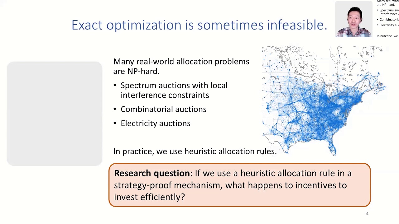Shengwu Li: Investment Incentives in Near-Optimal Mechanisms - YouTube