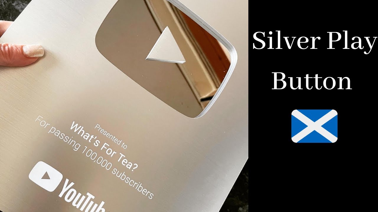 YouTube Silver Play Button Unboxing | Creator award | 100k Subscriber ...