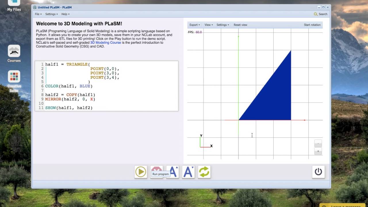 NCLab 3D Modeling: MIRROR and Axial Symmetry - YouTube