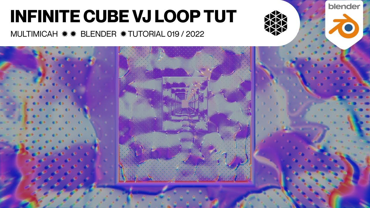 Infinite Cube VJ Loop - Blender 3.0 Tutorial - YouTube