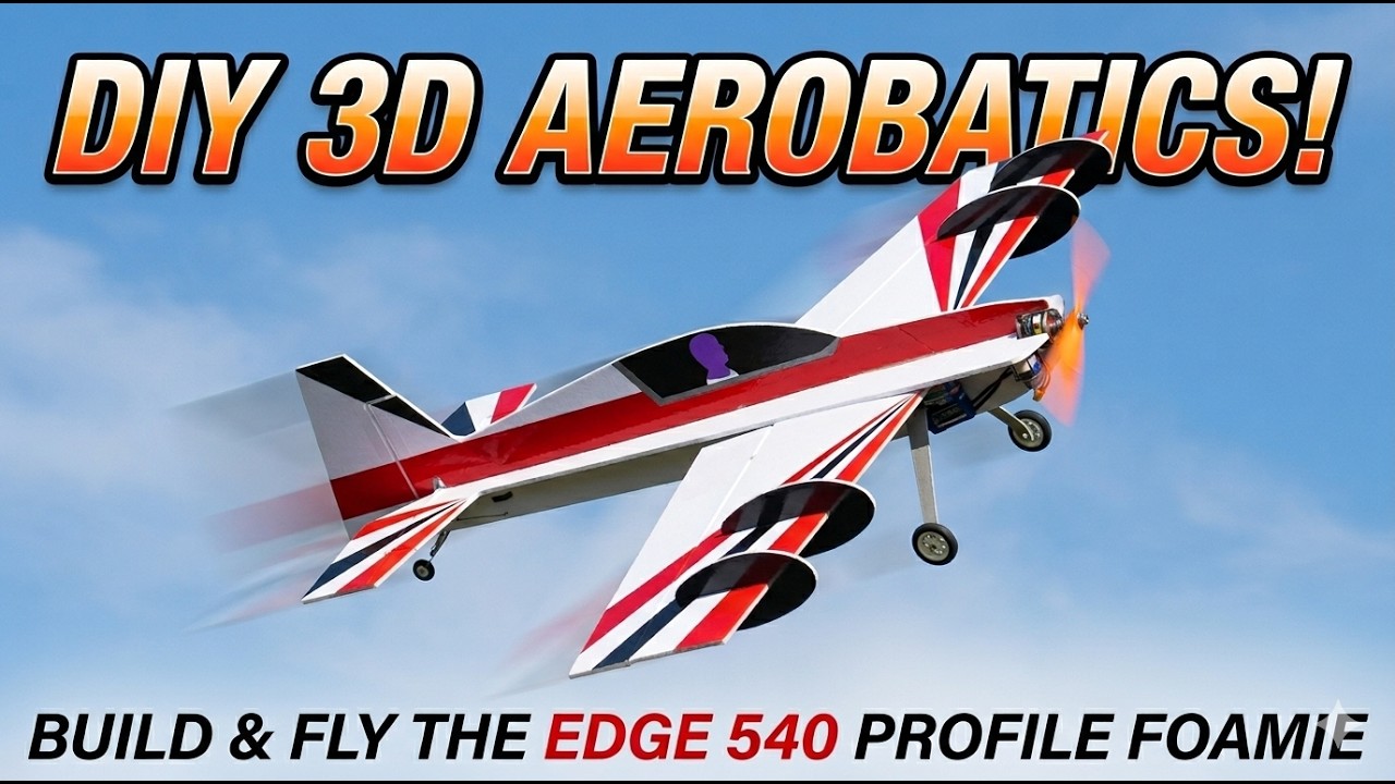 DIY #edge 540 Profile Foam Plane - YouTube