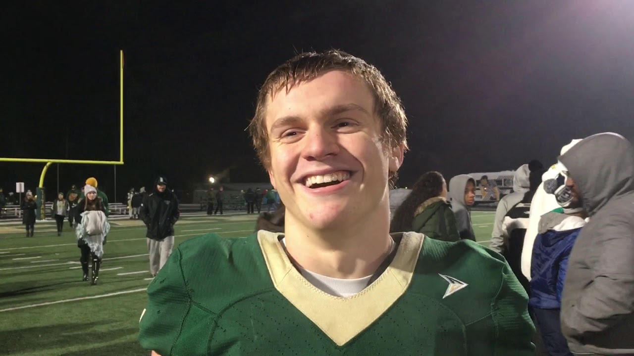 Walker Plate talks about his four touchdown game against Schoolcraft ...