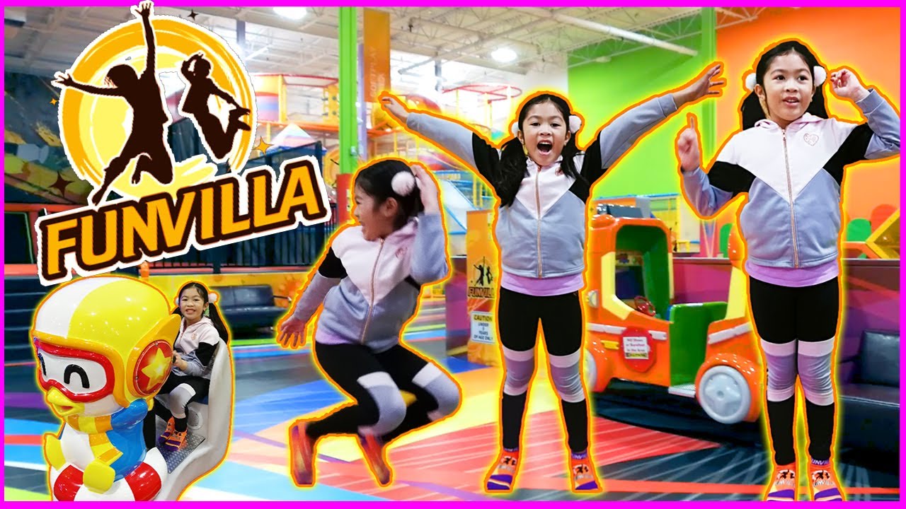 FUNVILLA Kids Indoor Playground Park 🤩🤸 Trampoline Park, Soft Play Area ...