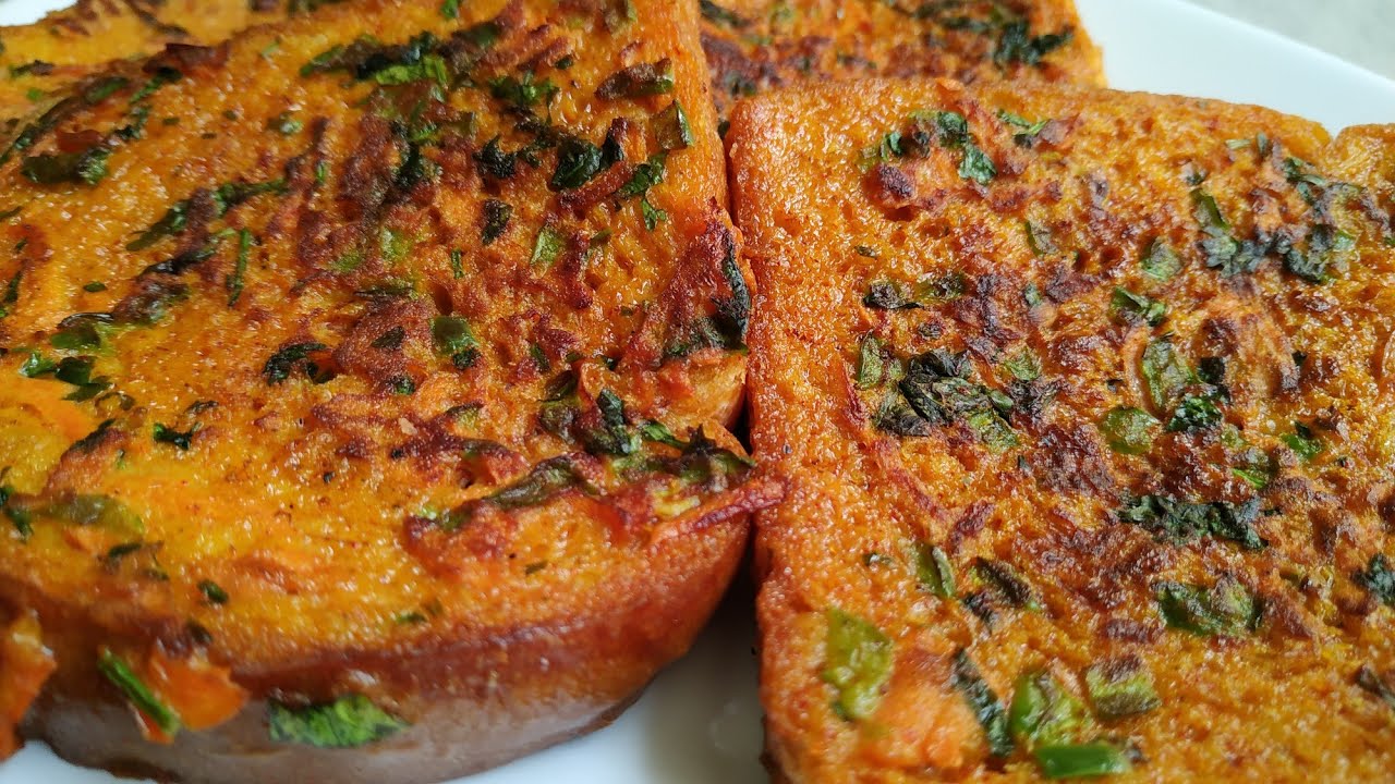 ബ്രെഡ് ഉപയോഗിച്ച് ഒരു സിമ്പിൾ സ്നാക്ക്.Masala Bread Toast - YouTube