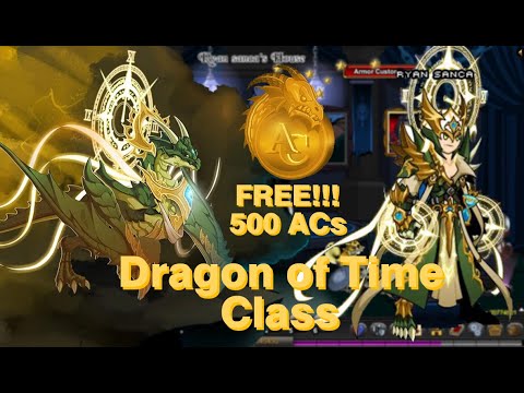 AQW Dragon of Time Class Review + FREE 500 ACs (English) (AC Tagged ...