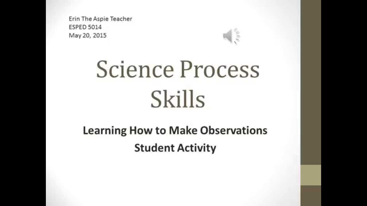 Learning How to Make Observations - Student Activity - YouTube